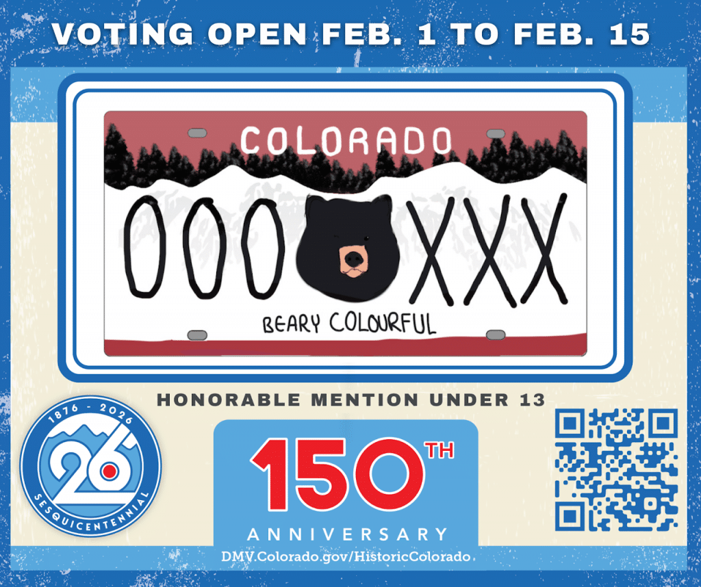 Colorado Division of Motor Vehicles releases honorable mention entries ...